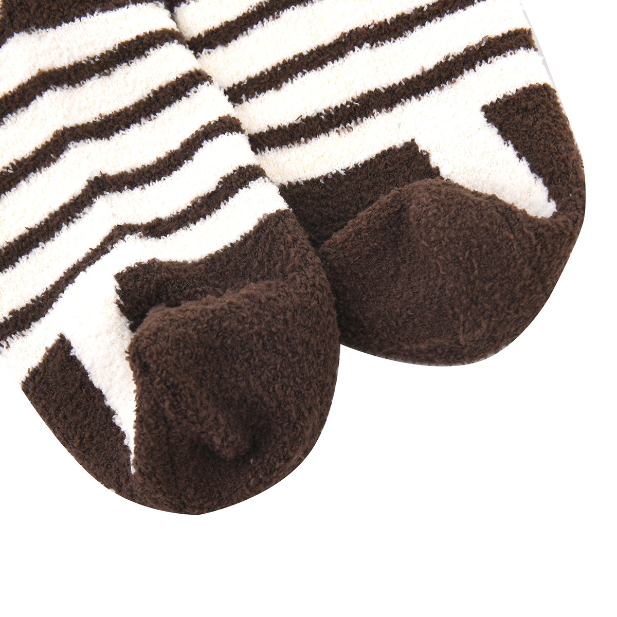 靴下 レディース おしゃれ かわいい ぽこぽこブークレー靴下 なごなごさん柄 23-6725 #1/GY #2/BR クスグルソックス クルー ...