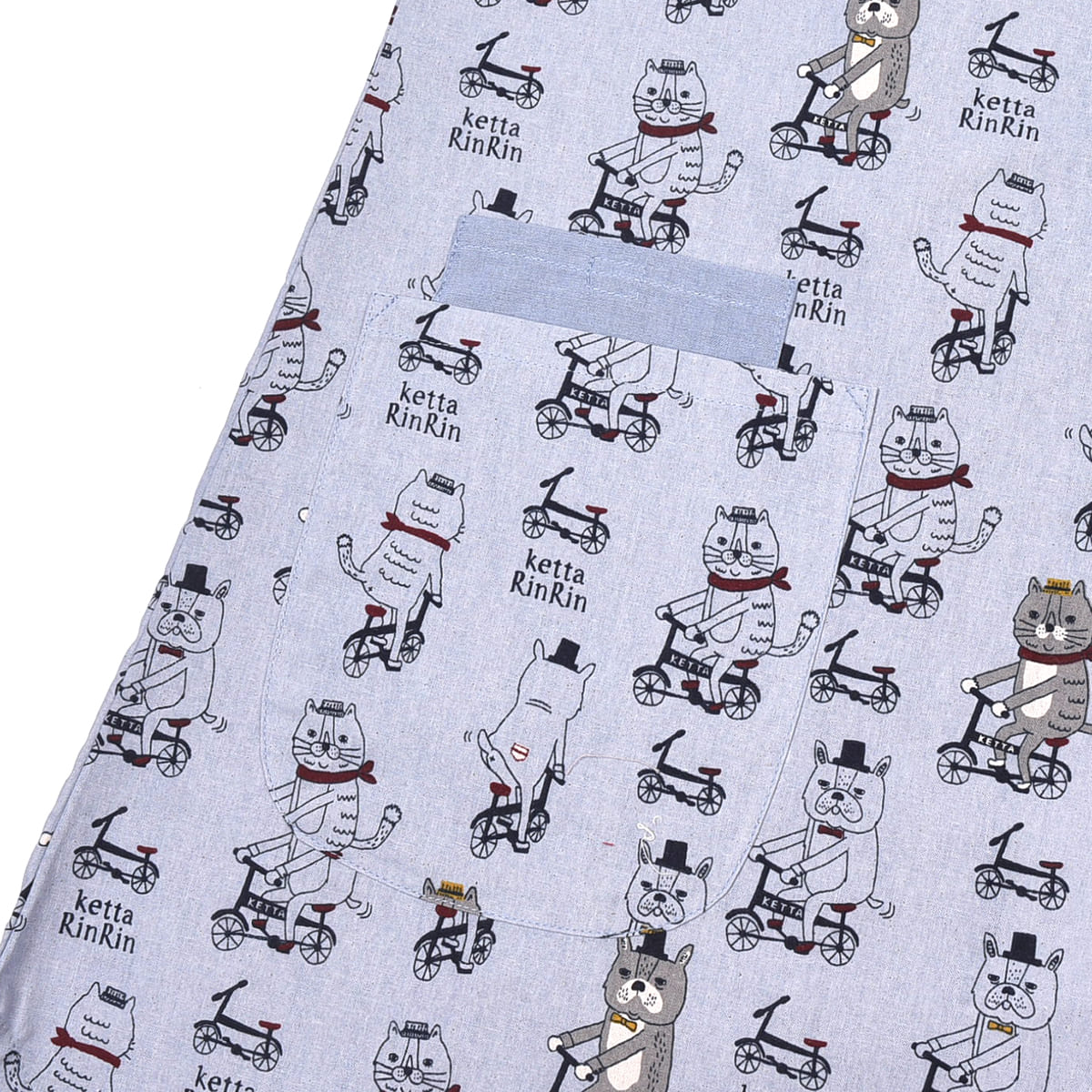 kusuguru エプロン おしゃれ 保育士 かわいい 25SS キャラクター 釦リボンあきエプロン 25-8053 #3/PK #4/BL ...