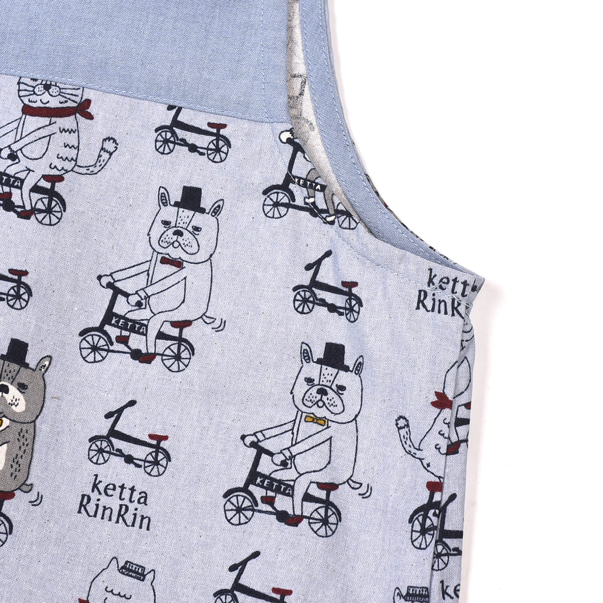 kusuguru エプロン おしゃれ 保育士 かわいい 25SS キャラクター 釦リボンあきエプロン 25-8053 #3/PK #4/BL ...