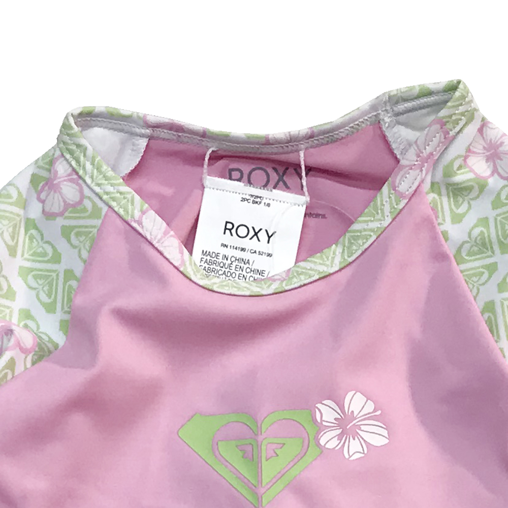 ROXY ロキシー キッズ HIBILINE LS LYCRA SET タンキニ ERLWR03297 WBB6 100cm 110cm 120cm 子供 女の子 水着 ラッシュガード パンツ ...