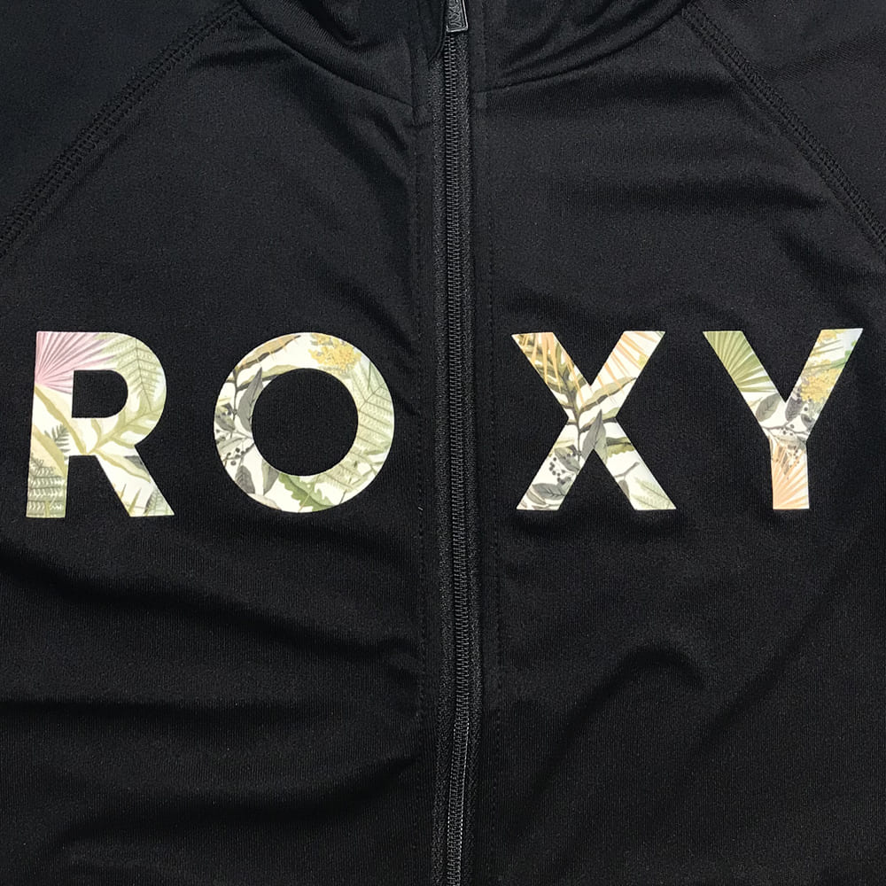 ROXY（ロキシー） ROXY 130cm 140cm ガールズ キッズ ZIPアップ ラッシュガード 長袖 水着 TLY241108 海やプールにそのまま入れるので日焼け対策にGOOD ...
