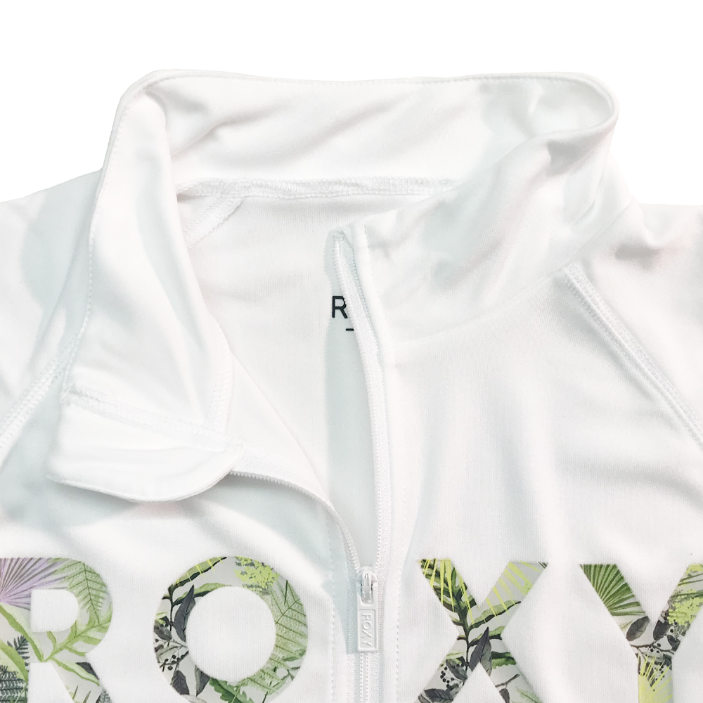 ROXY（ロキシー） ROXY 130cm 140cm ガールズ キッズ ZIPアップ ラッシュガード 長袖 水着 TLY241108 海やプールにそのまま入れるので日焼け対策にGOOD ...