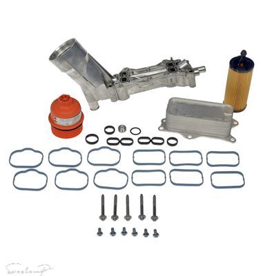 1SET エンジン オイル フィルター クーラー フィルター 5184294AC 68105583AF 68310865AF JK 3.6L ...