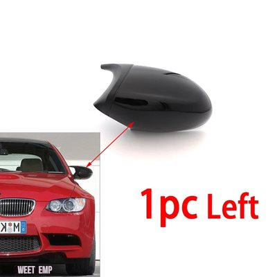 BMW 交換用リアビューサイドミラーカバーキャップ E90 E91 E92 E93 E81 E87 E82 E88 3 1シリーズ M用アクセサリー カーボンファイバー光沢 ...