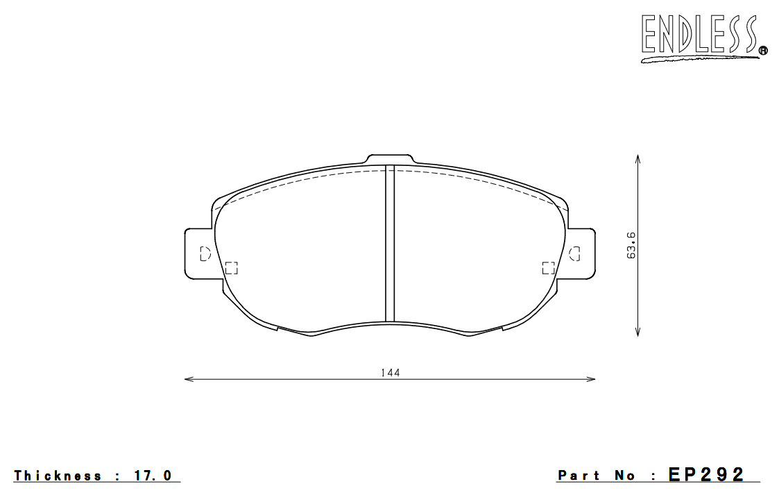ENDLESS エンドレス ブレーキパッド SSS 1台分セット アルテッツァ GXE10 (6M/T・純正17インチホイール装着車) EP292SS2+EP354SS2 :elp-qq-e ...