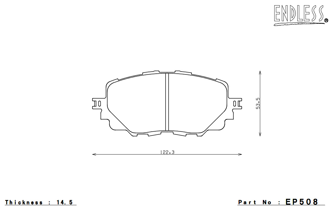 ENDLESS ブレーキパッド MX72 PLUS フロント ロードスター/ユーノスロードスター ND5RC EP508MXPL : 車楽院 Yahoo!ショッピング店 - 通販 ...