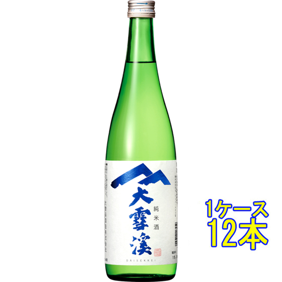 ギフト プレゼント 日本酒 大雪渓 だいせっけい 純米酒 720ml 12本 長野県 大雪渓酒造 ケース販売 : 酒楽SHOP - 通販 - Yahoo!ショッピング