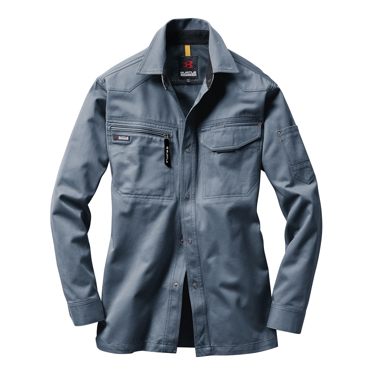 BURTLE シャツ メンズ 無地 バートル 長袖シャツ[1301シリーズ] 1303 男女兼用 ユニセックス ジャケット 作業服 作業着 仕事 ワークウェア 綿 定番 S-LL : 無地T ...