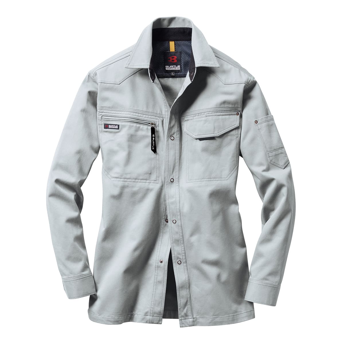BURTLE シャツ メンズ 無地 バートル 長袖シャツ[1301シリーズ] 1303 男女兼用 ユニセックス ジャケット 作業服 作業着 仕事 ワークウェア 綿 定番 S-LL : 無地T ...