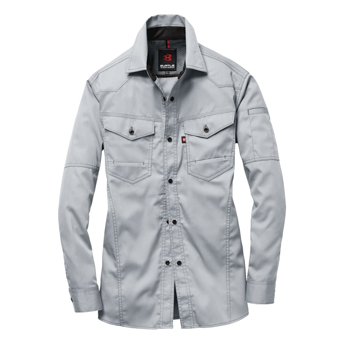BURTLE シャツ メンズ 無地 バートル 長袖シャツ（ユニセックス）[1511シリーズ]1515 男女兼用 ユニセックス ジャケット 作業服 作業着 ワークウェア S-LL : 無地T ...