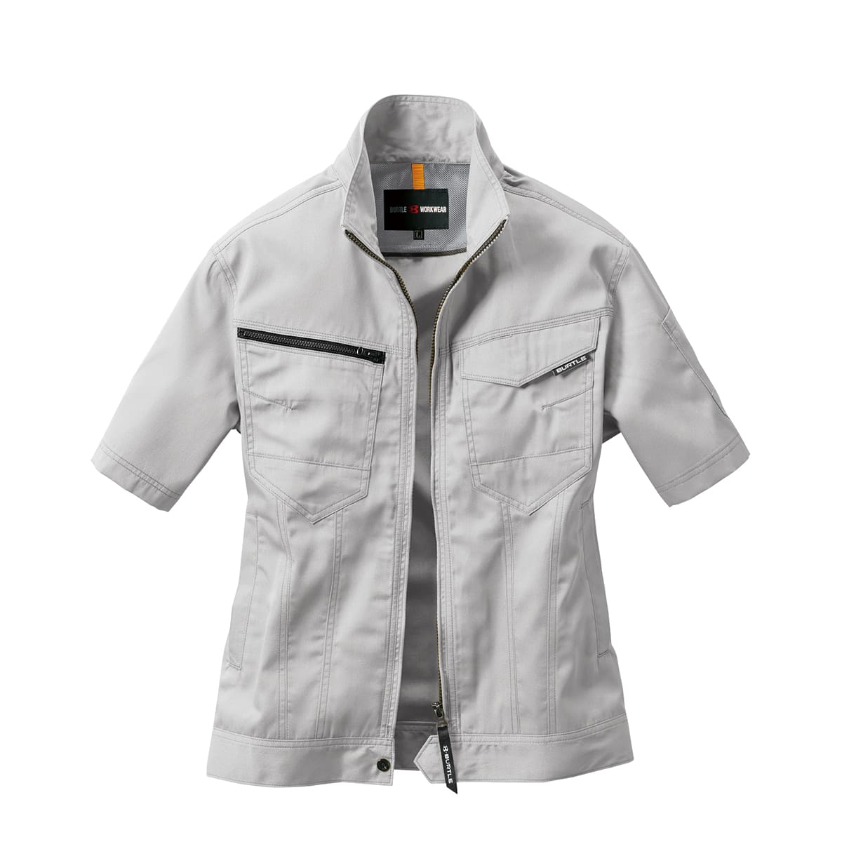 BURTLE ブルゾン メンズ 無地 バートル 半袖ジャケット(ユニセックス)[1711シリーズ]1716 男女兼用 制電ケア 作業服 作業着 仕事 ワークウェア SS-LL : 無地Tシャツ ...