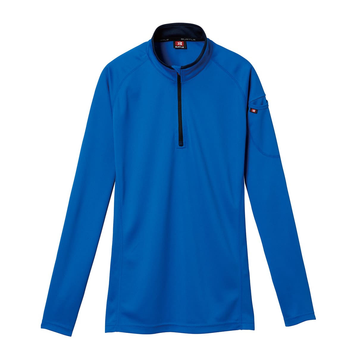 BURTLE シャツ メンズ 無地 バートル 長袖ジップシャツ（ユニセックス） 413 男女兼用 レディース ユニフォーム 作業服 作業着 仕事 ワークウェア SS-3L : 無地Tシャツ ...