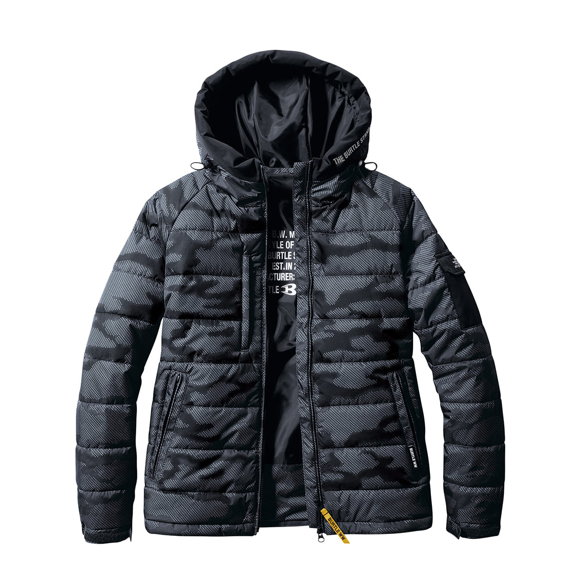 BURTLE（バートル） ジャケット メンズ 無地 防寒フーディジャケット（ユニセックス）[5030シリーズ] 5030 作業服 作業着 仕事 ワークウェア 薄手 S-XL : 無地Tシャツ ...