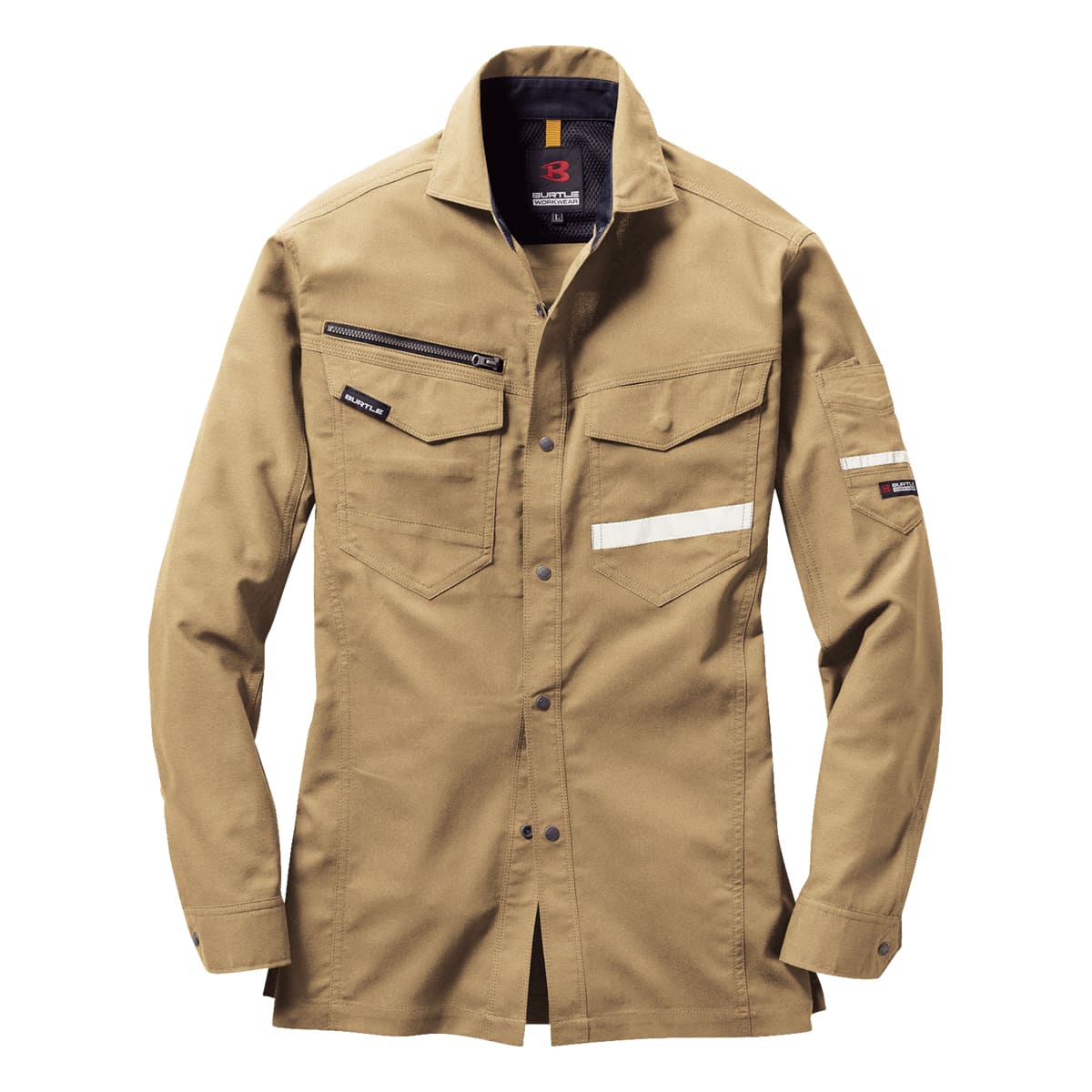 BURTLE シャツ メンズ 無地 バートル 長袖シャツ（ユニセックス）[9091シリーズ] 9095 男女兼用 ユニセックス 作業服 作業着 仕事 定番 ワークウェア SS-LL : 無地T ...