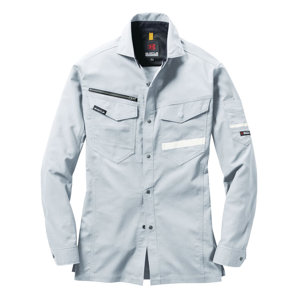 BURTLE シャツ メンズ 無地 バートル 長袖シャツ（ユニセックス）[9091シリーズ] 9095 男女兼用 ユニセックス 作業服 作業着 仕事 定番 ワークウェア SS-LL : 無地T ...