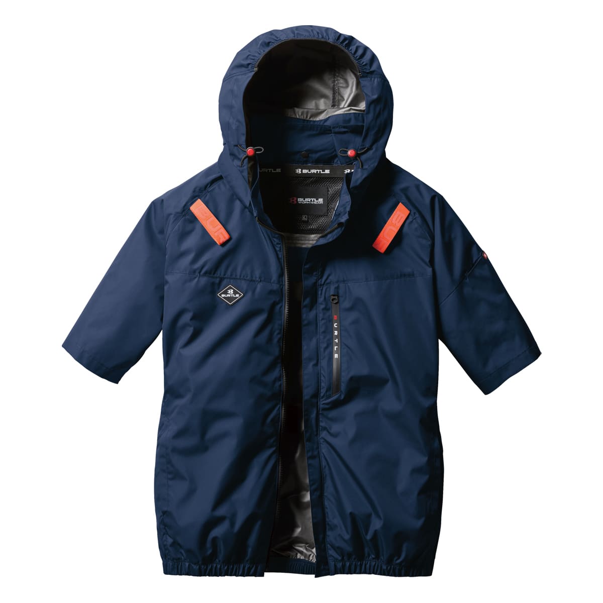 BURTLE アウター メンズ 無地 バートル AC半袖ブルゾン（ユニセックス）[AC2061シリーズ] AC2066 男女兼用 ジャケット 作業服 作業着 仕事 ワークウェア S-XL ...