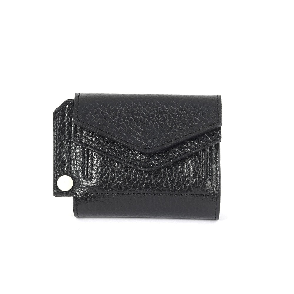 財布 メンズ 小型 本革 WINS FACTORY ベルーガレザー 三つ折財布