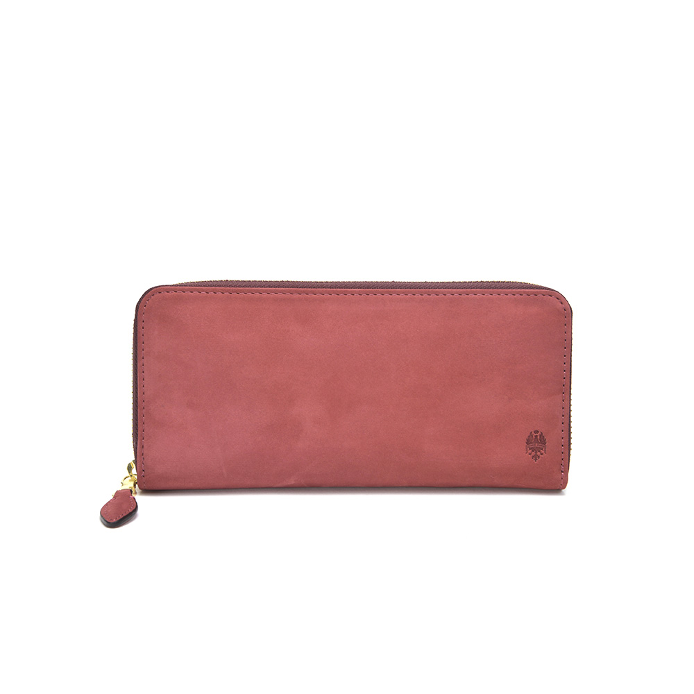 長財布 ラウンドファスナー メンズ 本革 Bianchi brina ヌバック