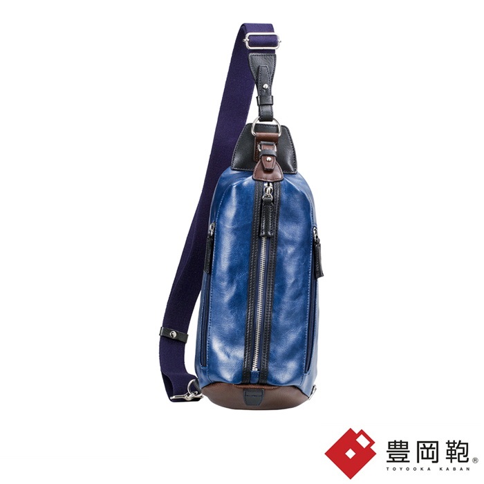 豊岡鞄 木和田正昭商店 558388 ブルー ORIGINAL BASIC 帆布PU×皮革ワンショルダーバッグ 送料無料 ボディバッグ 帆布 BLUE 青 かばん カバン バッグ 軽量 ...