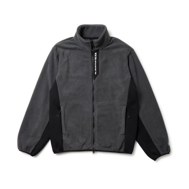 ニューエラ ゴルフ 長袖 フルジップ ジャケット フリース ジップアップ ジャケット ユニセックス 14669888／14669889 アウター ゴルフウェア トップス 2025年秋冬モデル NEW ERA NEWERA GOLF 秋冬ウェア メンズ レディース NEW ERA（ニューエラ） ゴルフ ジャケット メンズ レディース 長袖