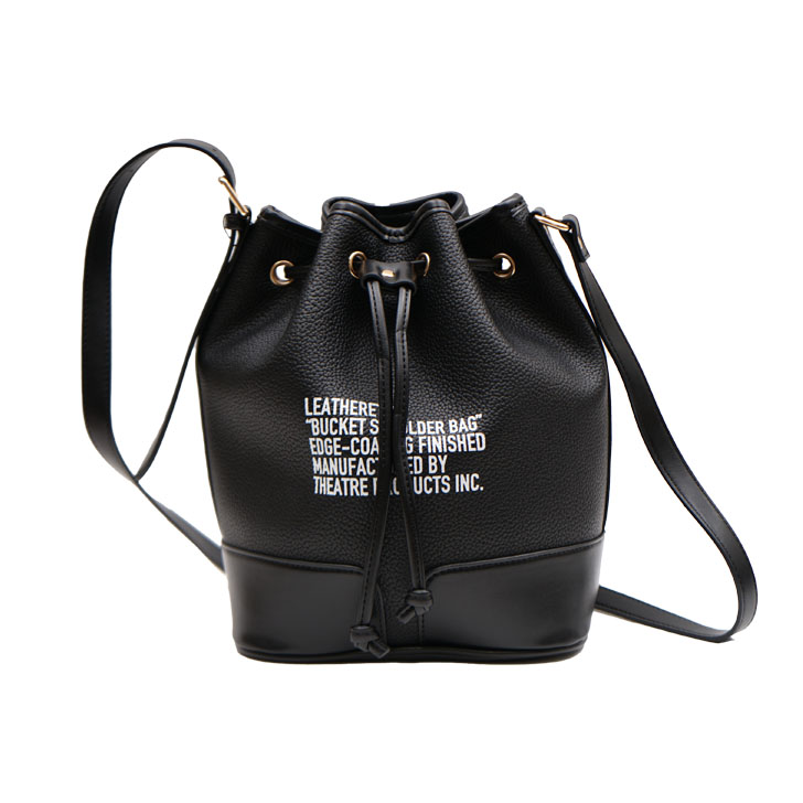 THEATRE PRODUCTS シアタープロダクツ BUCKET SHOULDER BAG バケット ショルダーバッグ PANFELD M寸 ...