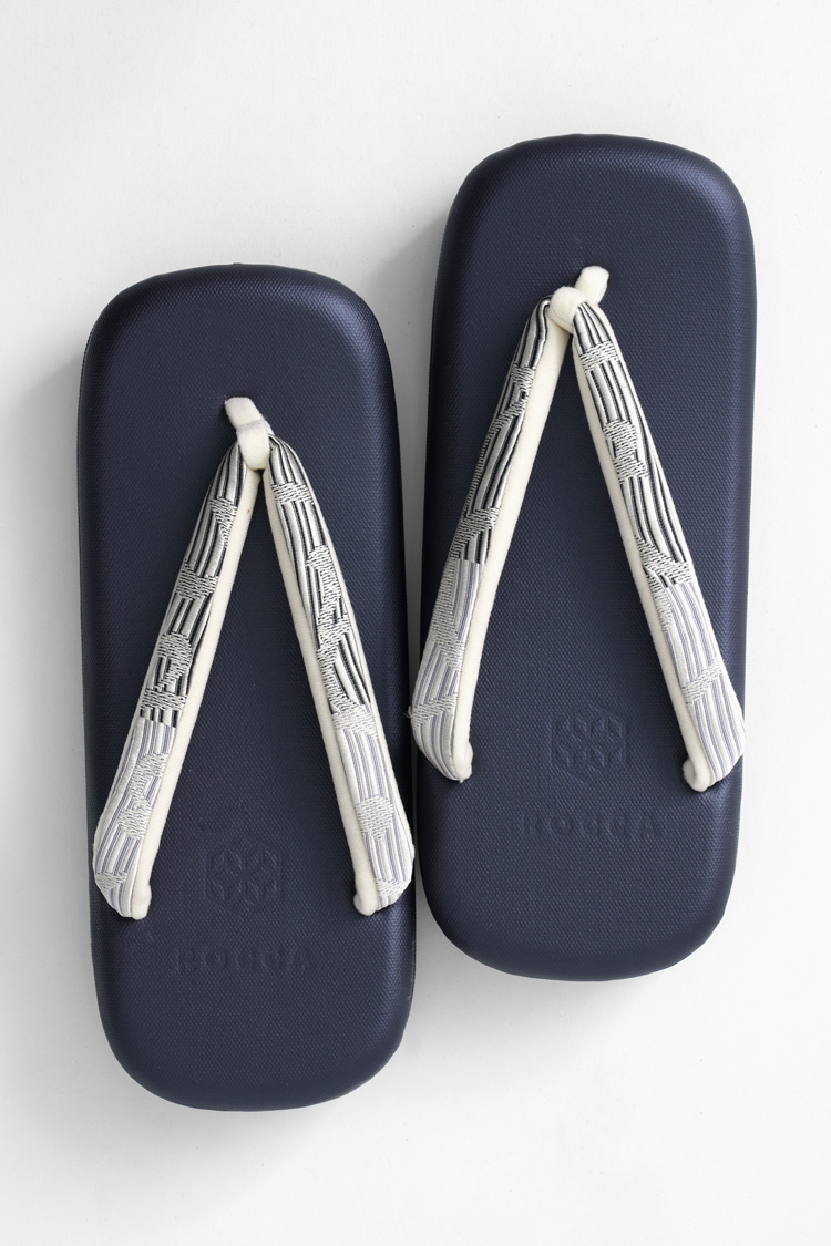 ROCCA（六花） 雪駄 日本製 博多織 鼻緒 男性用 クッション 本格 履物