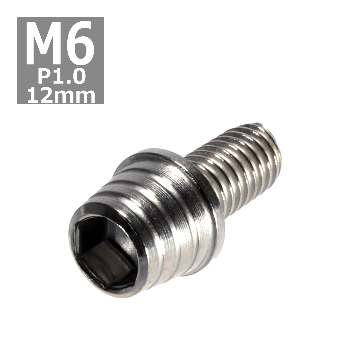 キャップボルト M6×12mm P1.0 テーパーシェル ステンレス シルバー 1個 TB0248 : TECH-MASTER - 通販 ...