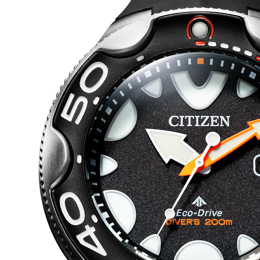 PROMASTER シチズン プロマスター マリンシリーズ エコ・ドライブ ダイバー 200m オルカ BN0230-04E メンズ 腕時計 ソーラー ウレタンバンド ブラック : ザ ...