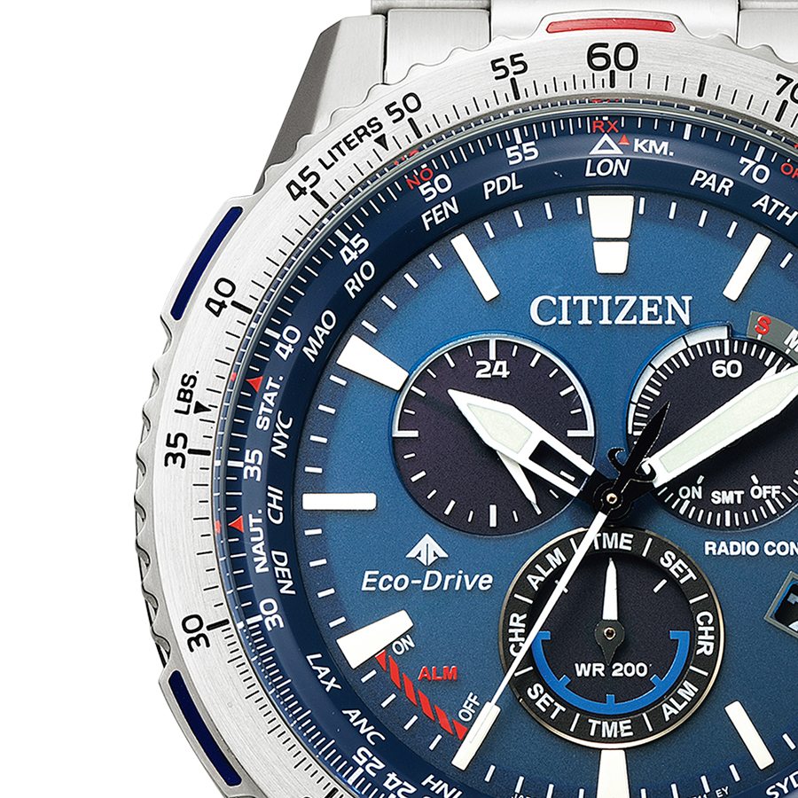PROMASTER シチズン プロマスター スカイシリーズ 航空計算尺搭載 多機能パイロットウオッチ CB5000-50L メンズ 腕時計 ...