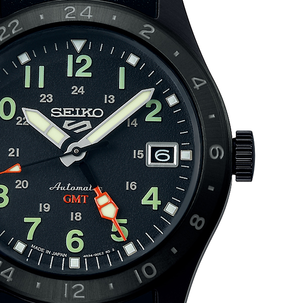 Seiko 5 セイコー 5スポーツ フィールド GMT ストリートスタイル SBSC013 メンズ 腕時計 メカニカル 自動巻き 革ベルト ...