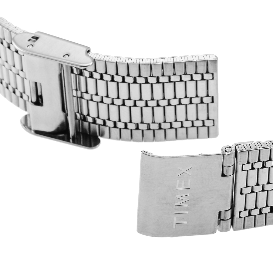 TIMEX Q TIMEX コークベゼルモデル TW2U61300 メンズ 腕時計 クオーツ 電池式 ブラックダイヤル メタルバンド デイ ...