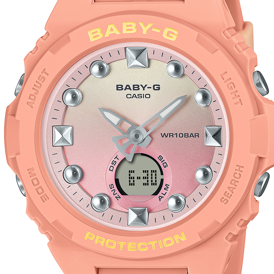 BABY-G プレイフルビーチ BGA-320-4A1JF レディース 腕時計 電池式 アナデジ 樹脂バンド ピンク 国内正規品 カシオ ...