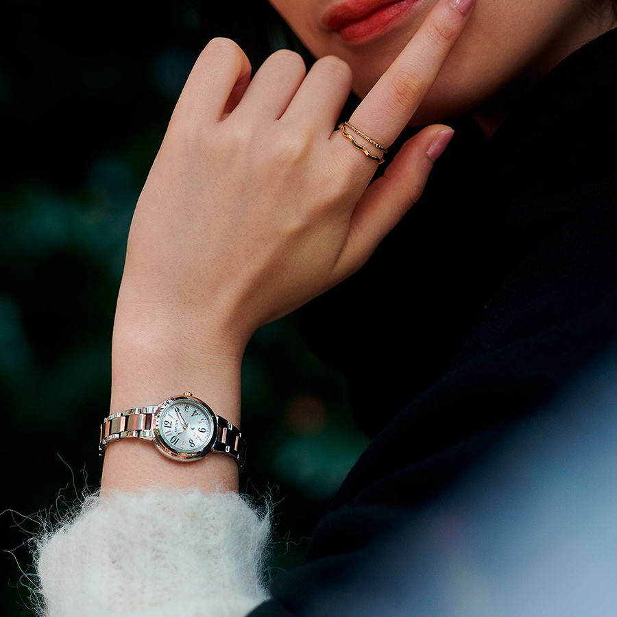 シチズン xC クロスシー basic collection ベーシックコレクション ES9434-53X レディース 腕時計 ソーラー 電波 ...