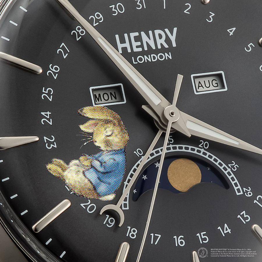 HENRY LONDON ヘンリーロンドン ピーターラビット コラボレーションモデル HL39-LM-0209-PR メンズ レディース 腕 ...
