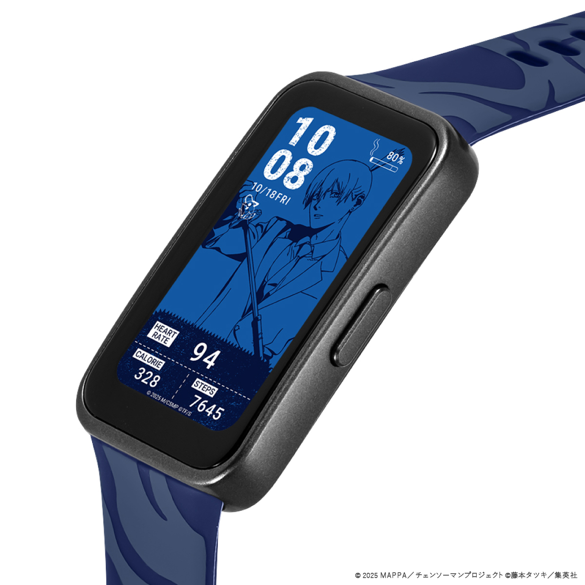 HUAWEI Band 11月28日発売/予約 ギャラック スマートウォッチ チェンソーマン コラボレーションモデル 早川アキ HUC-CM-BD10-A メンズ レディース シリコンバンド ...