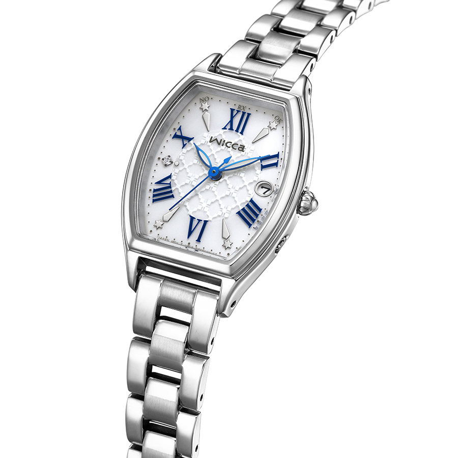 wicca 10月9日発売 シチズン ウィッカ インナースター KS4-014-11 レディース 腕時計 ソーラー電波 トノー ホワイト ...