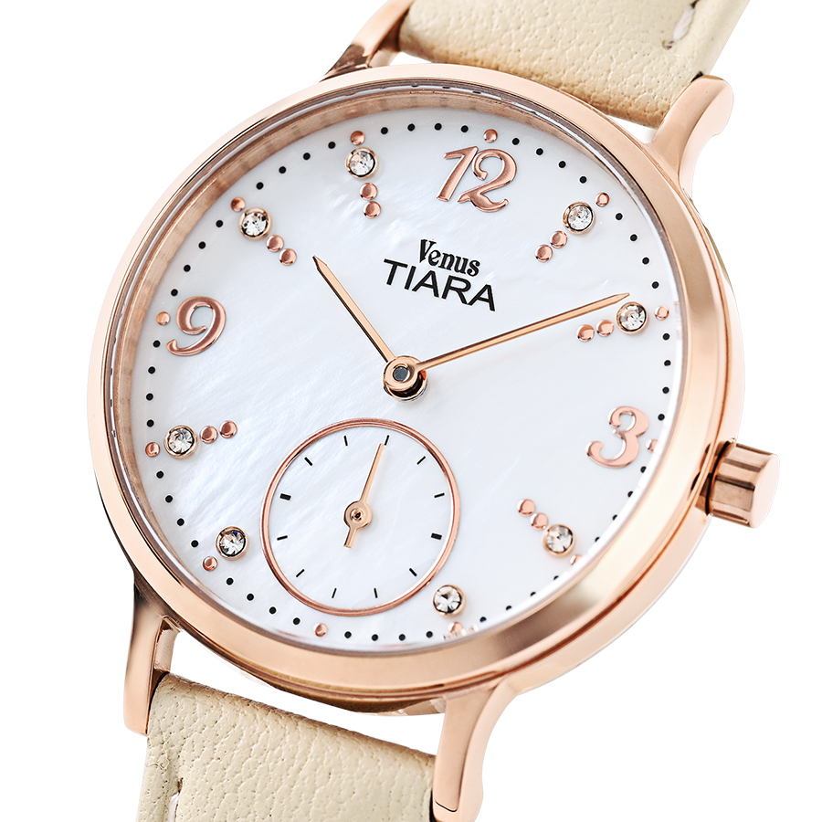 ヴィーナスティアラ スモールセコンド VT108-WH レディース 腕時計 クオーツ 電池式 ホワイト白蝶貝ダイヤル 革ベルト LB2026 : ザ・クロックハウスPlus+ヤフー店 - 通販 ...