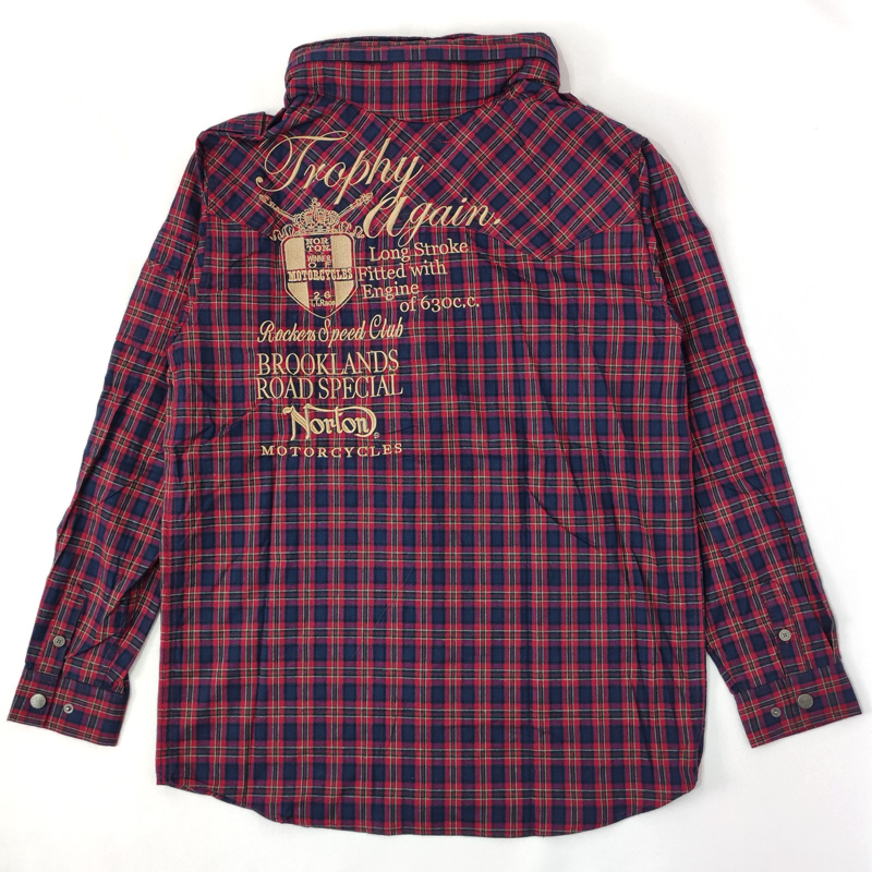 ノートン（NORTON） SALE特価 ボリュームネック 長袖 シャツ 223N1500