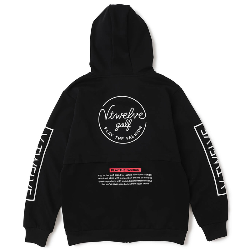 V12（ヴィ・トゥエルヴ） ゴルフ 2025 メンズ ジップアップ パーカー