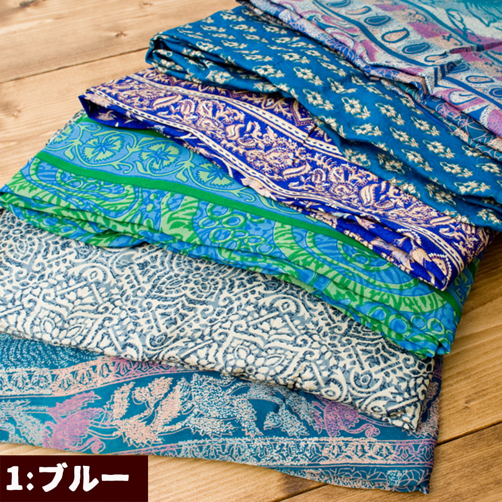 アンティークサリー オールドサリー リサイクル ワイドパンツ 軽い着心地がクセになる : np-pants-515 : インド・アジア雑貨 ...