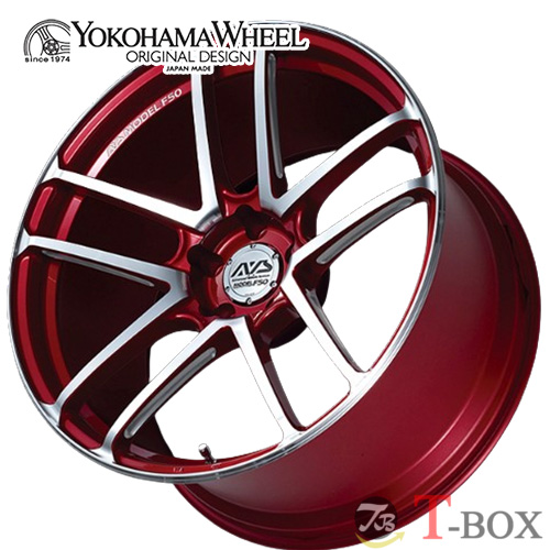(4本セット価格) 20インチ 11.0J 5/114.3 ヨコハマホイール AVS MODEL F50 for フェラーリ (PRC ...