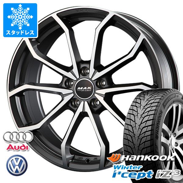 Winter icept VW パサートオールトラック 3CC系用 スタッドレス ハンコック ウィンターアイセプト iZ3 W636 225/45R18 95H XL MAK レーベFF ...