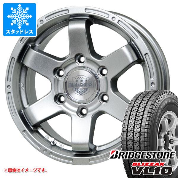 ブリザック ハイエース 200系用 スタッドレス ブリヂストン VL10 195/80R15 107/105N マッドクロス MC-76 ...