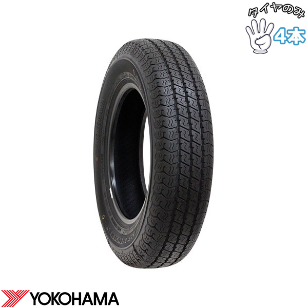 ヨコハマタイヤ（YOKOHAMA TIRE） 145R10 6PR サマータイヤ 10インチ スーパー バン Y356 4本セット 正規品 ...