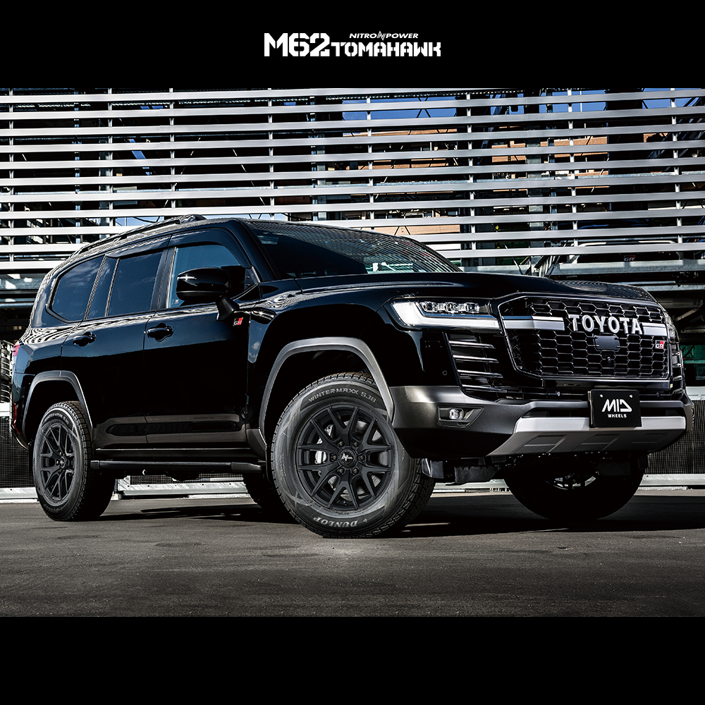 4本セット ナイトロパワー M62トマホーク 17x6.5J 6/139.7+48 BB MUDSTAR マッドスター ラジアル M/T 225/60R17 WL NV350 キャラバン ...