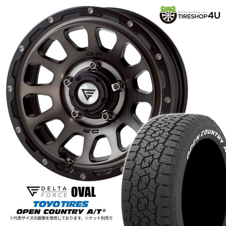4本セット デルタフォースオーバル OVAL 16x6.0J 5/139.7 -5 MSP TOYO トーヨー オープンカントリー A/T3W 215/70R16 WL ノマドJC74W 5 ...