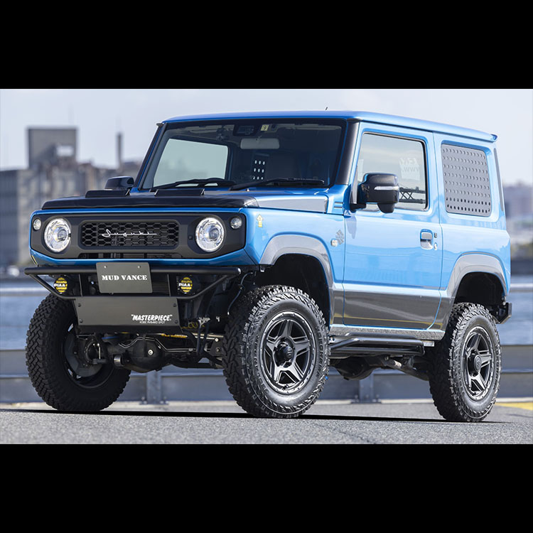 4本セット MUDVANCE07 16x7.0J 5/114.3 +38 FMB MUDSTAR RADIAL A/T 205/60R16 ホワイトレター 90系 ノア ヴォクシー ステップ ...