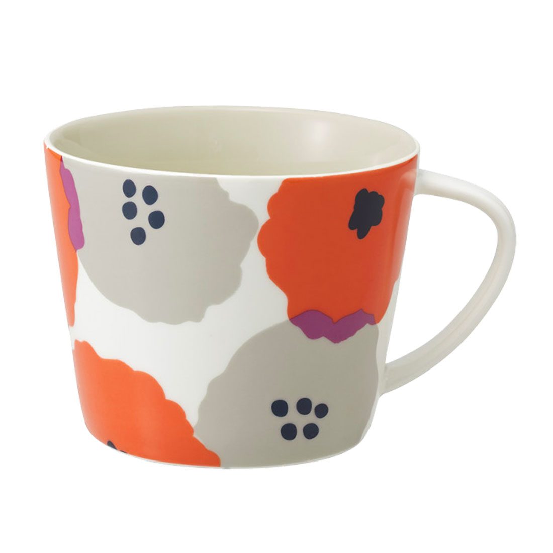 マグカップ 北欧 マグ おしゃれ スープマグ かわいい 400ml 女性 花柄 Wpc. Patterns ワールドパーティ 電子レンジ対応 食洗機対応 食器 カップ 花柄 ブルー :wpc ...