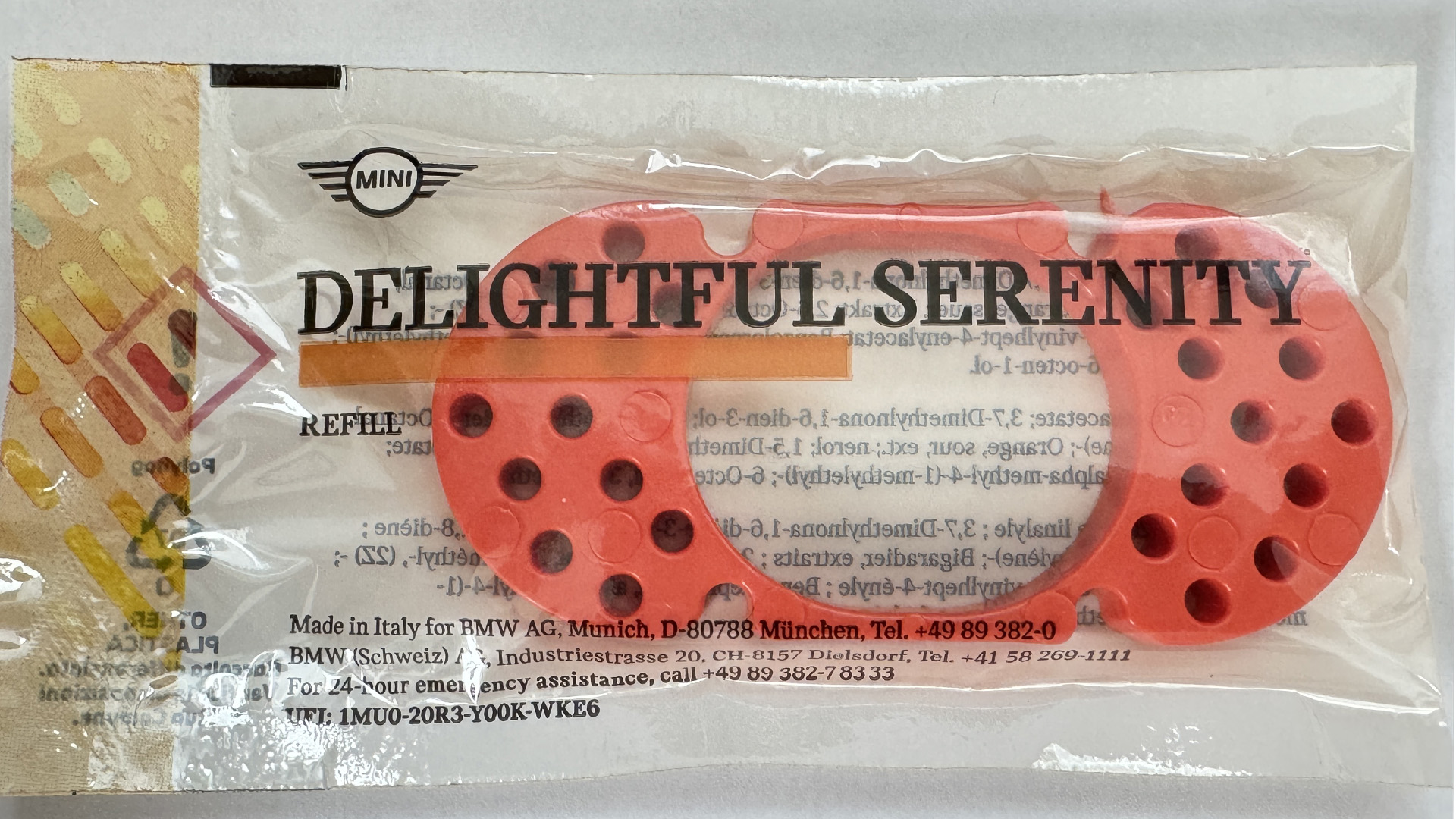 MINI 純正 アクセサリー インテリア フレグランス Natural Air 補充用スティックお試し1本売り 車載 芳香剤 : MINI専門 ...