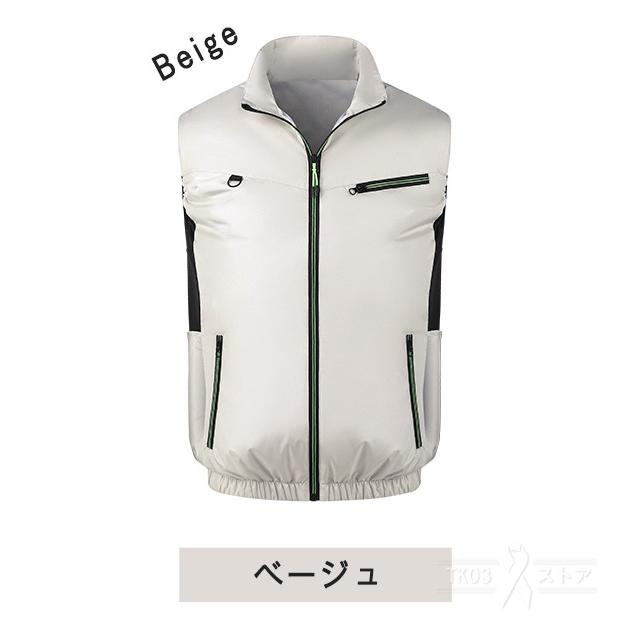 2024最新 空調ベスト 空調ウェア フルセット 40000mAh モバイルバッテリー別売 空調作業服 空調扇風服 3段階強風 22h連続送風 エアコン服 UVカット UPF 50 ...